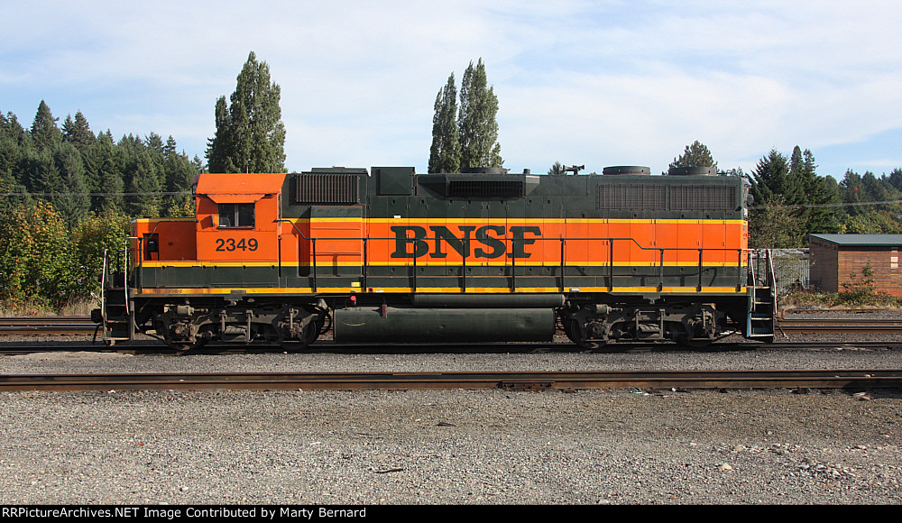 BNSF 2349 - Yes She Looked That Orange in the Fall Afternoon Sun